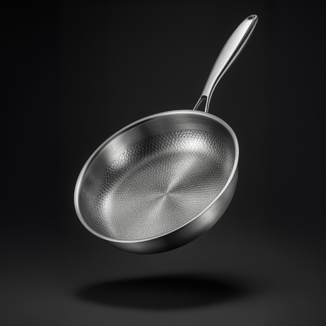 Pure Titanium Hammered Pan – Titan's Kitchen